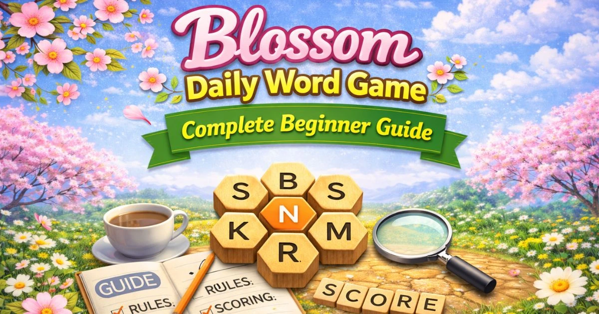 Blossom Daily Word Game – Complete Beginner Guide
